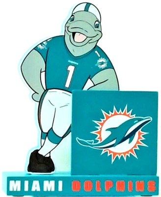 Miami Dolphins Mascot Statue with Logo | eBay