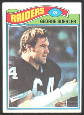 1977 Topps George Buehler Raiders #137 | eBay
