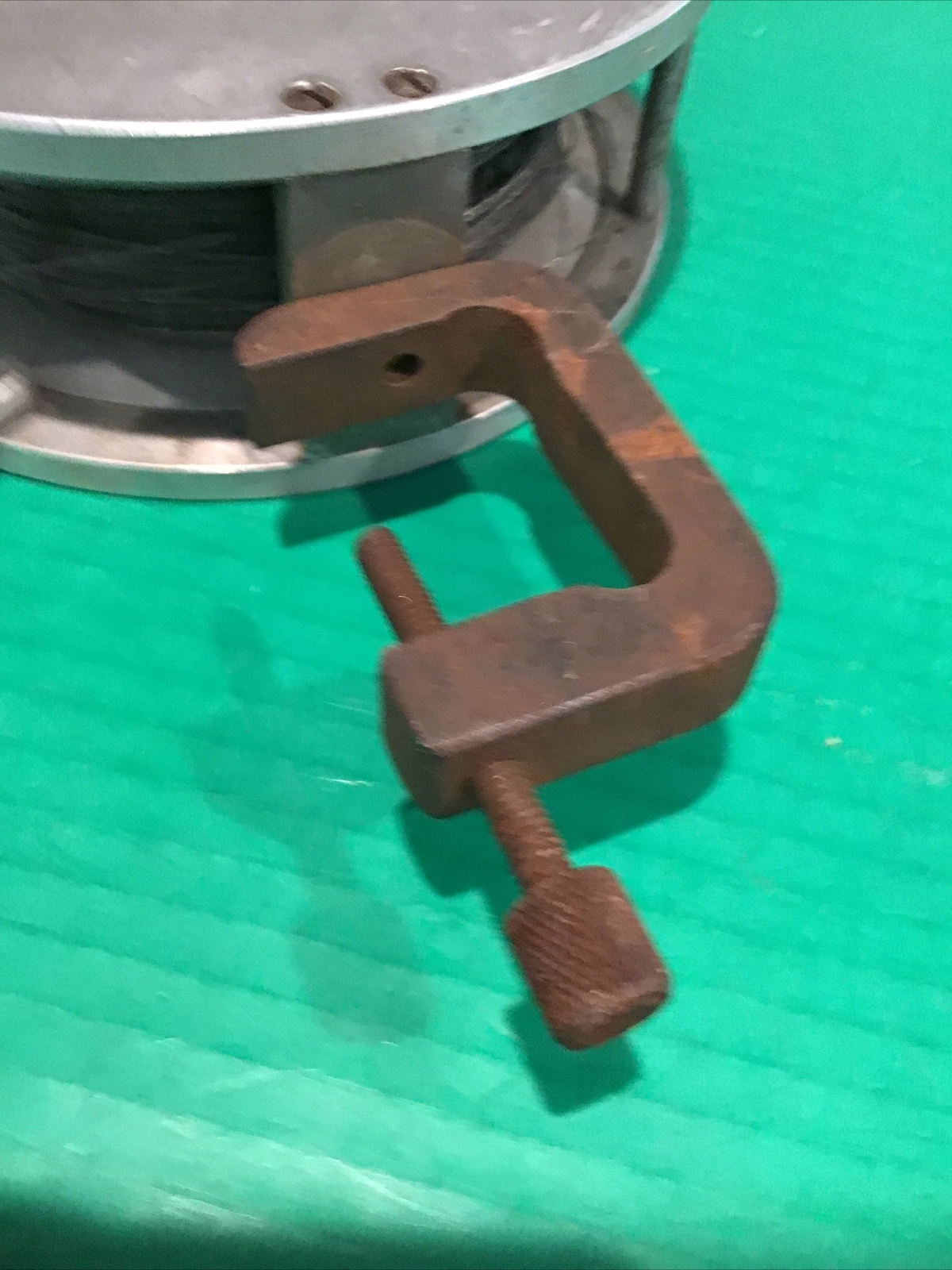 VINTAGE HANDLINE TROLLING REEL Working COLLECT OR FISH Hand Line River ...