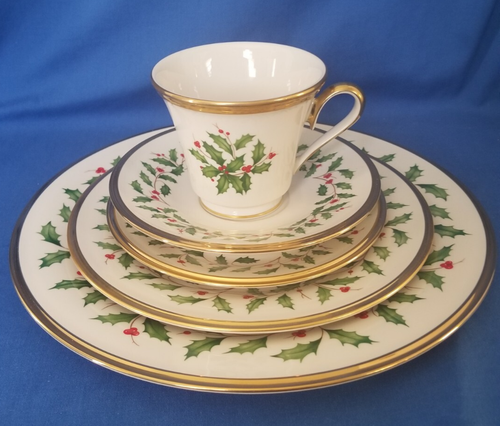 5 Piece Place Setting LENOX *HOLIDAY* Fine China Unused | eBay
