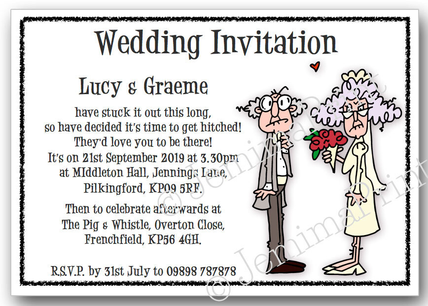 Funny Wedding Invitations