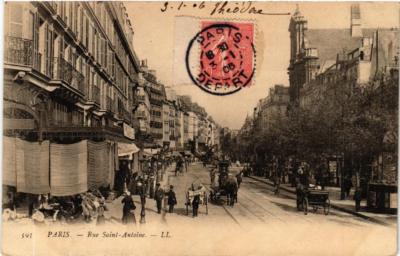 CPA PARIS (4e) Rue St-Antoine (564442) | eBay.de