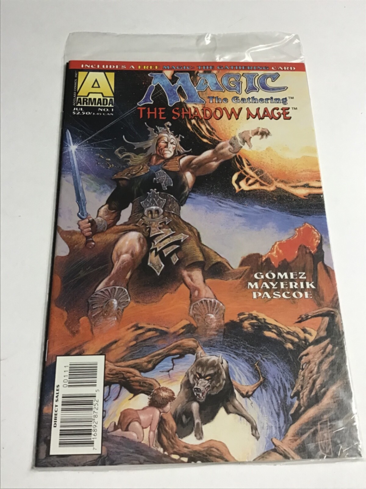 Magic The Gathering SHADOW MAGE #1 SEALED w FIREBALL Card Acclaim ...