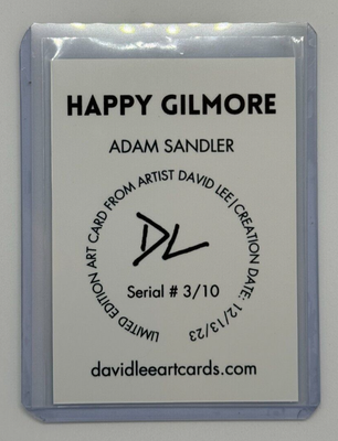 Happy Gilmore Signing ADAM SANDLER SIGNED JERSEY HAPPY GILMORE