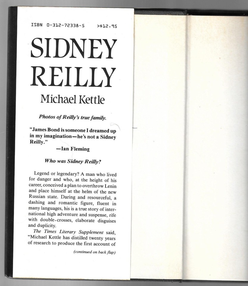 SIDNEY REILLY: THE TRUE STORY OF THE WORLD'S GREATEST SPY By Michael ...