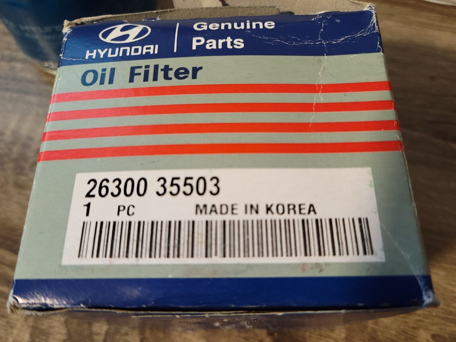 Hyundai FILTER ASSY-ENGINE OIL 2630035505 replaces 2630035504 and ...