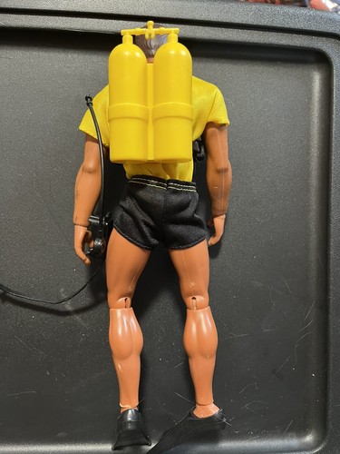 Big Jim Mattel Yellow Scuba Diver P.A.C.K. Wolfpack Commander Zorak ...