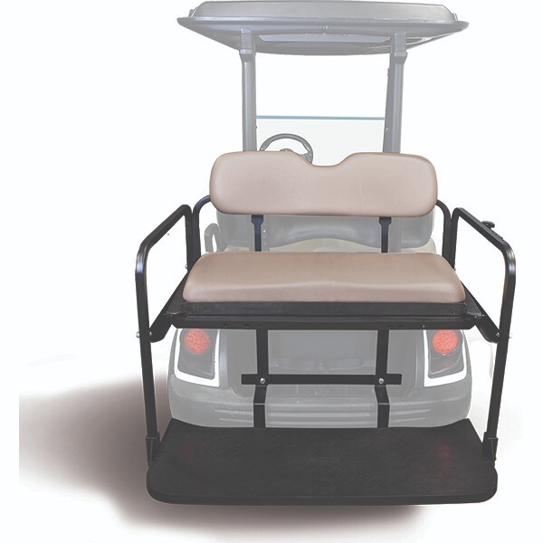 EZGO RXV Rear Flip Seat Kit (2008+) (Stone Beige Cushions) (RHOX) | eBay