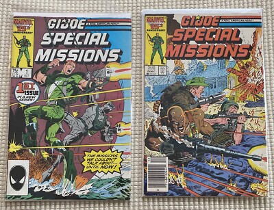 Rare! First Issues! GI Joe Special Missions Issues# 1 & 2. Marvel Comic ...