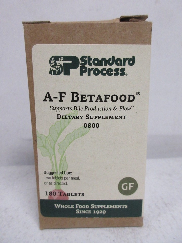 Standard Process A-F Betafood 0800 - 180 Tablets - UNOPENED - EXPIRED 6 ...