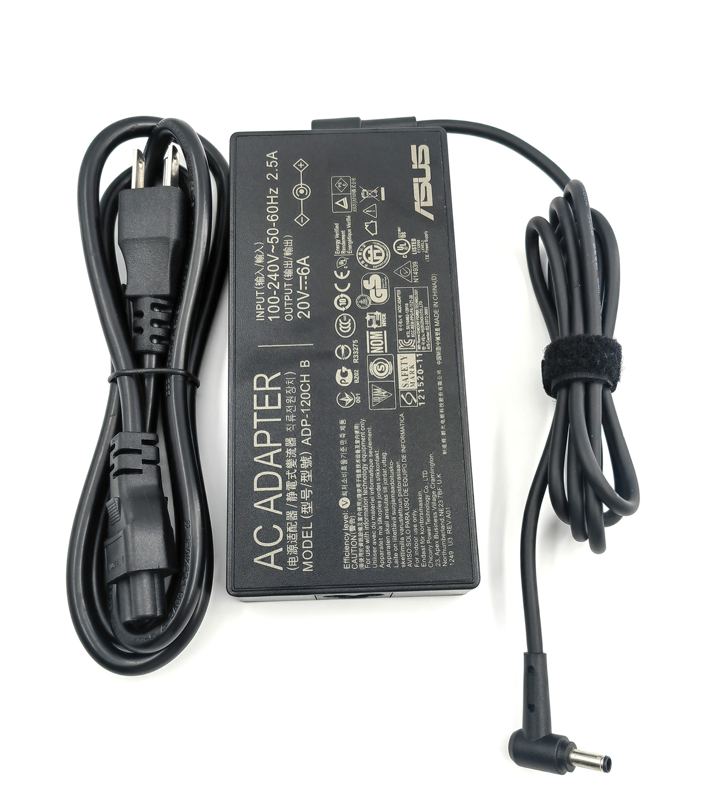 Genuine 120w Asus Charger A17-120P2A 0A001-00860100 20V 6A 4.5*3.0mm AC ...