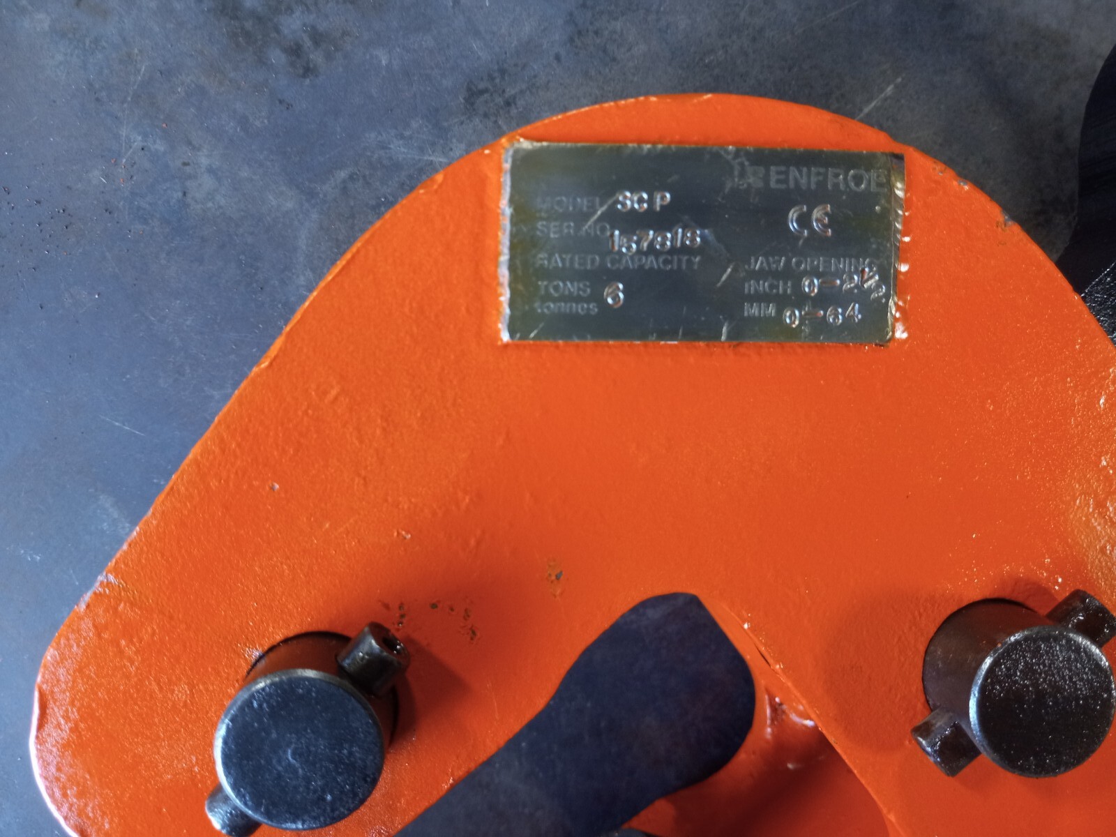 🇺🇸 Renfroe SCP 06.00A ,6 Ton Plate Lifting Clamp, 0 - 2 1/2 inch Grip 🌐 ...