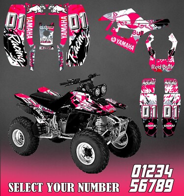 yamaha warrior 350 decals graphics stickers full kit atv | eBay