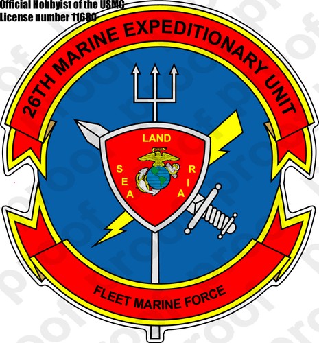 STICKER USMC UNIT 26TH MEU | eBay