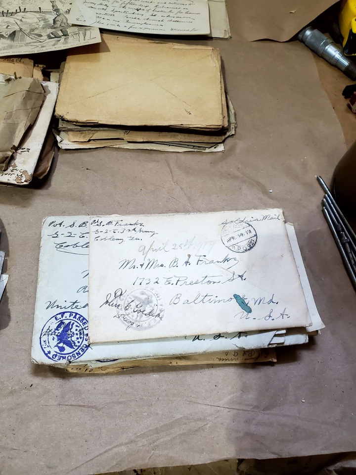 WW1 1918/1919 Original Rare Letters To Home From Soldier HUGE LOT | eBay