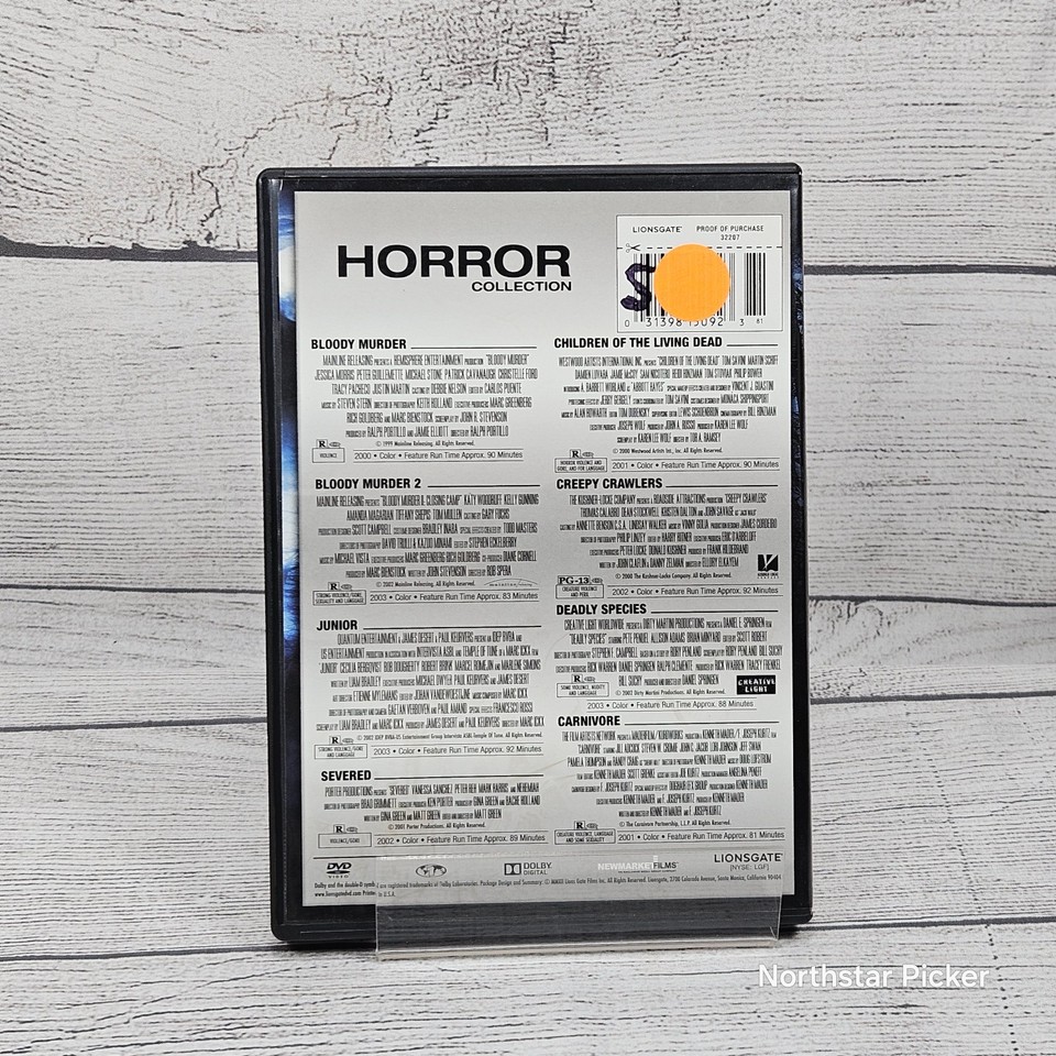 Horror Collection by Lionsgate | 8 Movies in 1 (DVD, 2-Disc, 2001-2003 ...