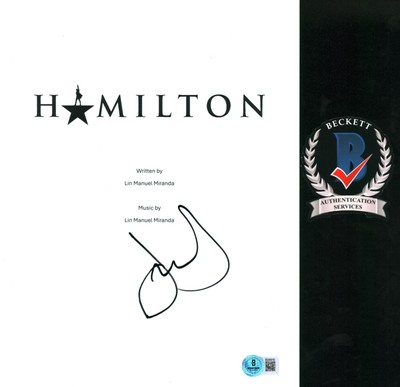 LESLIE ODOM JR SIGNED HAMILTON FULL BROADWAY SCRIPT BECKETT COA BAS | eBay