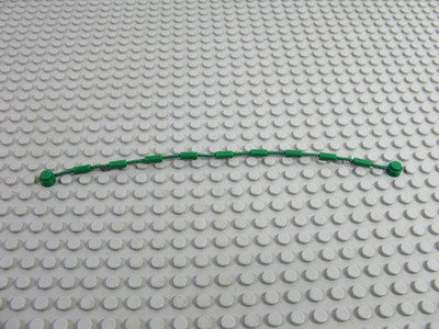 LEGO Green String w/End Studs Rope Climbing Grips 21L. 16cm 5986 6088 # ...