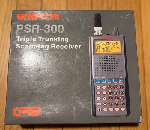 Grecom PSR-300 Scanning Receiver Triple Trunking. Unit Only. | eBay