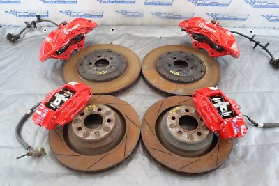 2016 DODGE CHARGER HELLCAT SRT 6.2L OEM BREMBO BRAKE CALIPERS N ROTORS ...