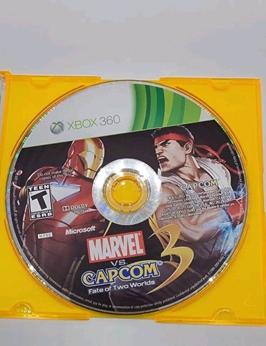 Marvel vs. Capcom 3: Fate of Two Worlds Microsoft Xbox 360 Disc Only ...