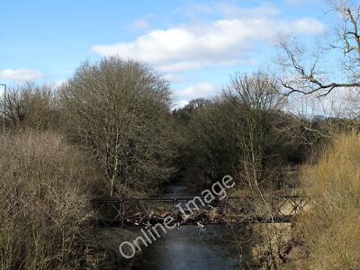 Photo 6x4 Pipeline over River Browney at Stonebridge Durham Stonebridge ...