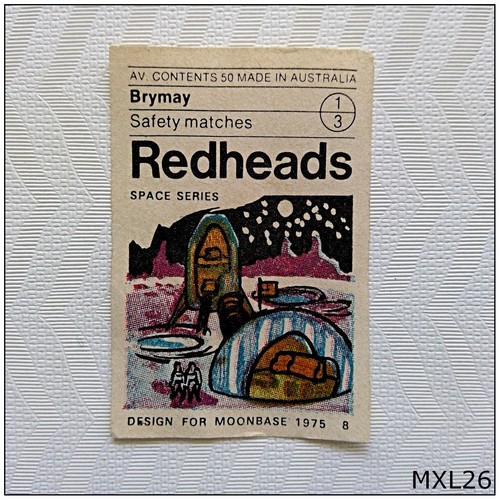 Brymay Redheads Space Series #8 Matchbox Label (MXL26) | eBay