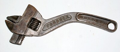 Old Vintage FORDSON Tool Kit Adjustable Wrench Tractor Farm Implement ...