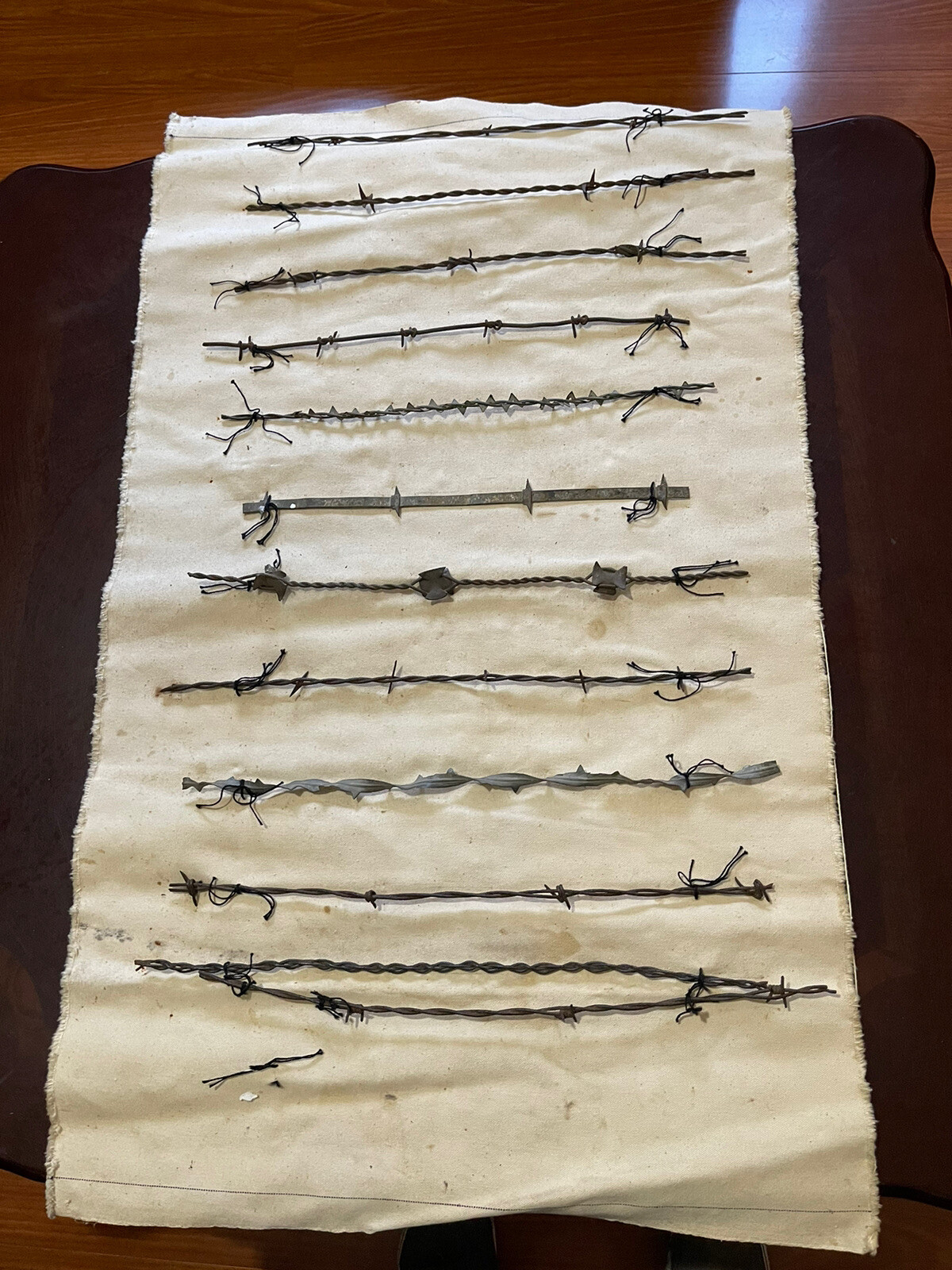 21 RARE SECTIONS of TEXAS BARBED WIRE - A Rare, Unique Collection | eBay