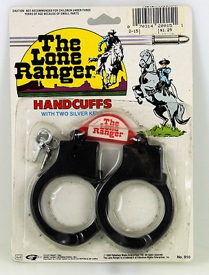Vintage The Lone Ranger Hand Cuffs Keys | eBay