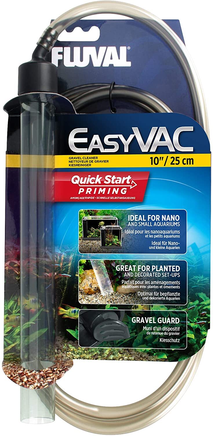 Fluval Marina Easy Clean Vacuum Aquarium Fish Tank Gravel Cleaner ...