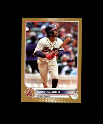 2022 Topps Series 2 GOLD BORDER SP OZZIE ALBIES /2022 - Atlanta Braves ...
