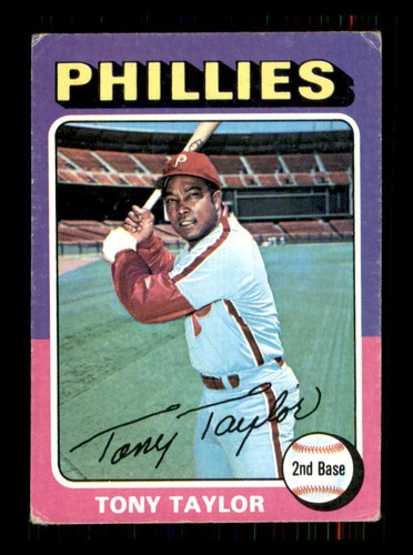 1975 Baseball Topps Mini Tony Taylor Philadelphia Phillies #574 | eBay