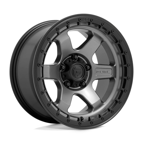 18X9 Fuel 1PC D752 BLOCK 6X120 20MM MATTE GUNMETAL WITH BLACK RING ...