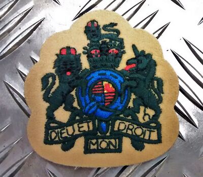 Genuine British Army Warrant Officer Class 1 Badge Green / Maize Patch ...