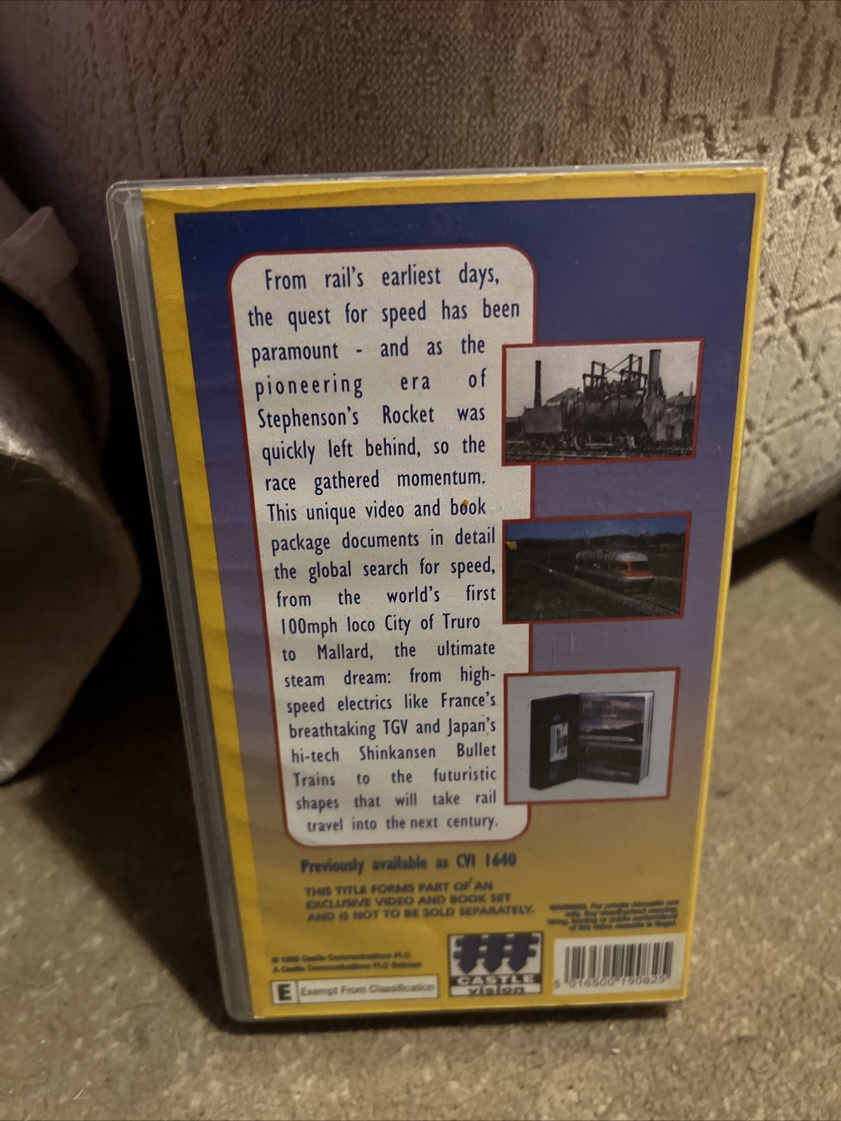 The World’s Fastest Trains WHSMITH VHS Documentary 1993 Castle Vision ...