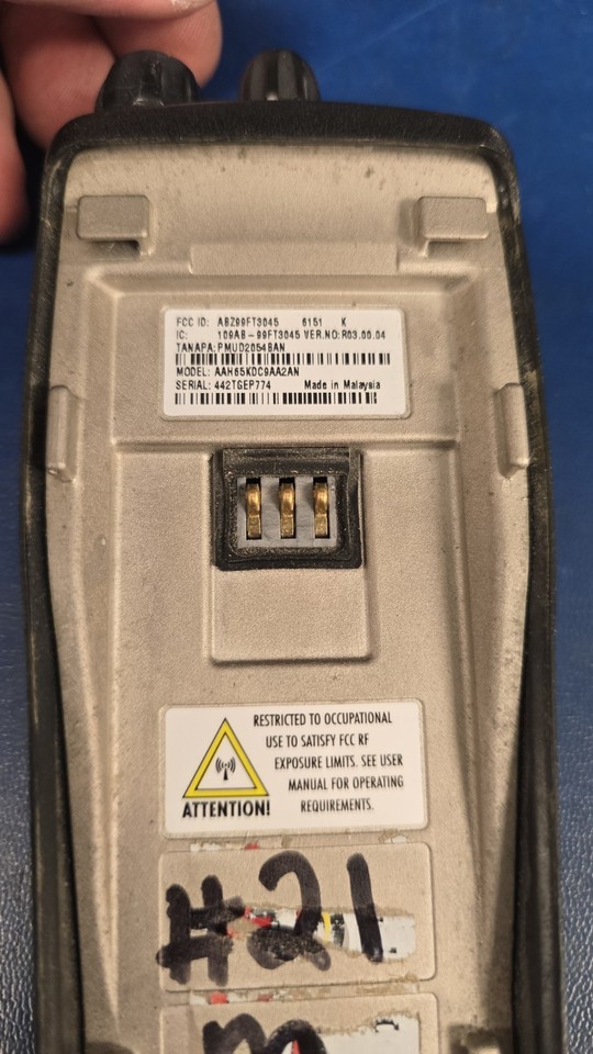 Motorola PR400 IS VHF 16 Channels AAH65KDC9AA2AN | eBay