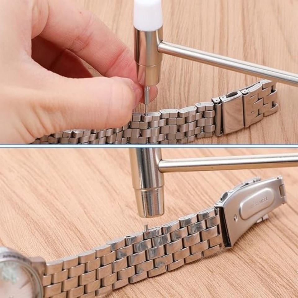 Link Removal Kit Punch Pin Driver Double-head Hammer Punch Pins ...