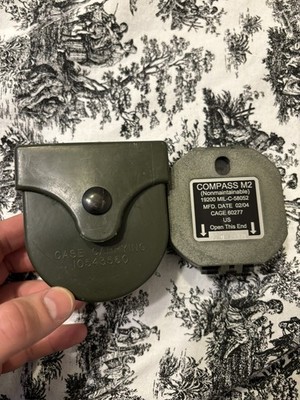 Vintage Brunton M2 COMPASS Military Compass /with case | eBay