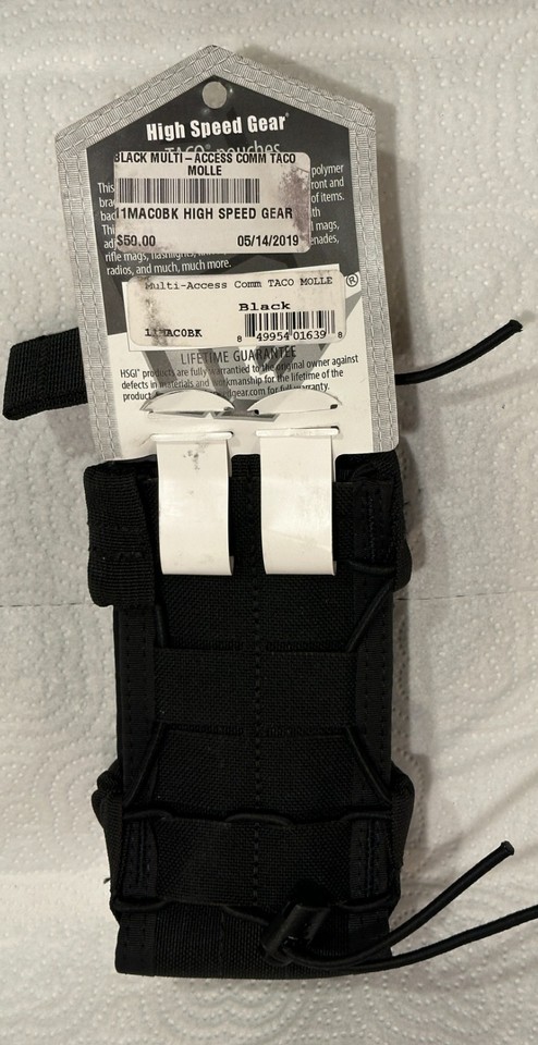 High Speed Gear Multi-Access Comm MOLLE Pouch Black - HSG-11MAC0BK | eBay
