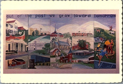 Vintage Mural Postcard for Foster Park, Union SC | eBay