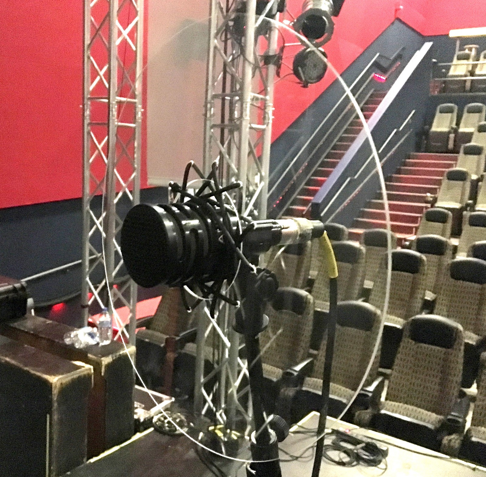 Trumpet, sax mic reflector shield for live sound monitoring, fits most ...