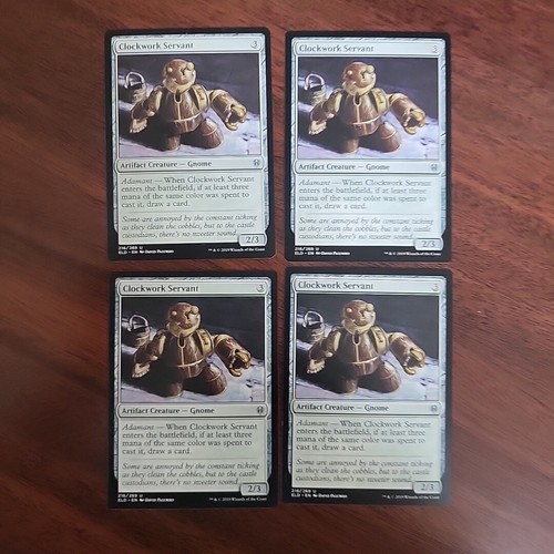 MTG Clockwork Servant Throne of Eldraine Uncommon Magic #216/269 ...