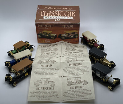 Reader's Digest Collector's Set 6 Classic Car Miniature Collectible ...