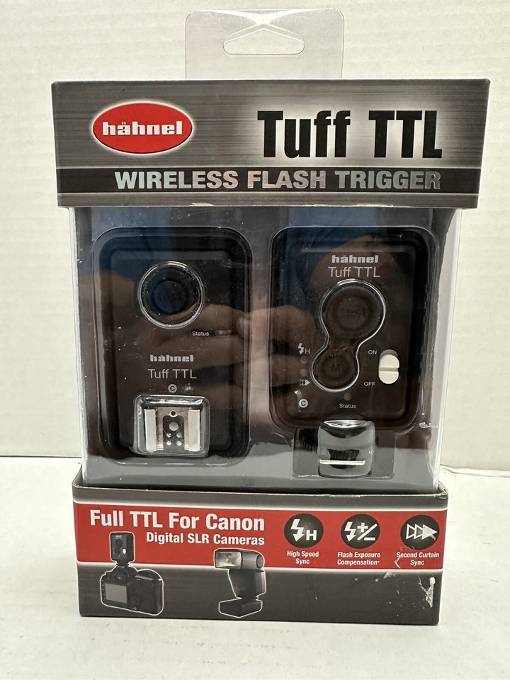 Hahnel Tuff TTL Wireless Flash Trigger for Canon Digital SLR Cameras New In Box | eBay