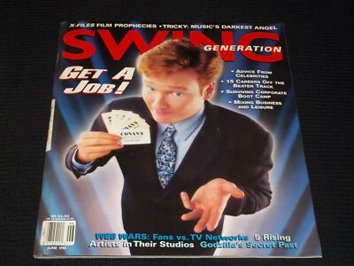 1998 JUNE SWING GENERATION MAGAZINE - CONAN O'BRIEN COVER - E 793 | eBay