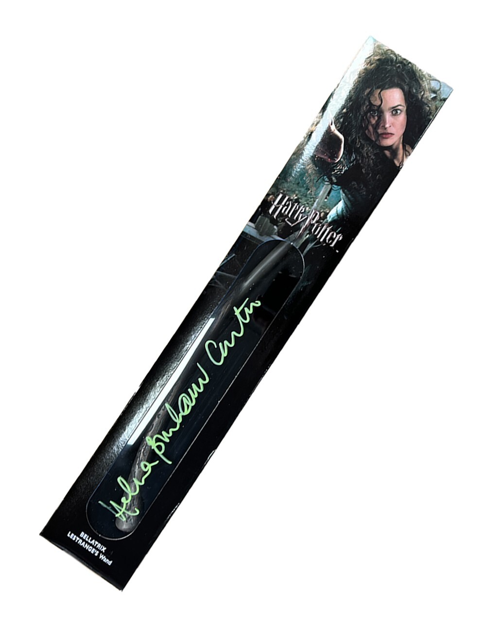 10x8" Bellatrix Wand Signed by Helena Bonham Carter 100% Authentic with ...