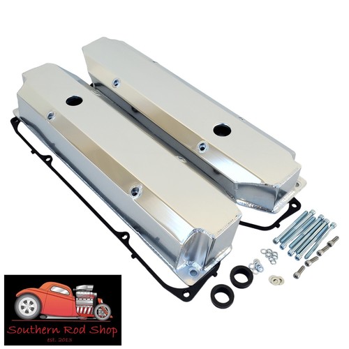 Fits Big Block Dodge Mopar Fabricated Satin Aluminum Valve Covers 383 ...