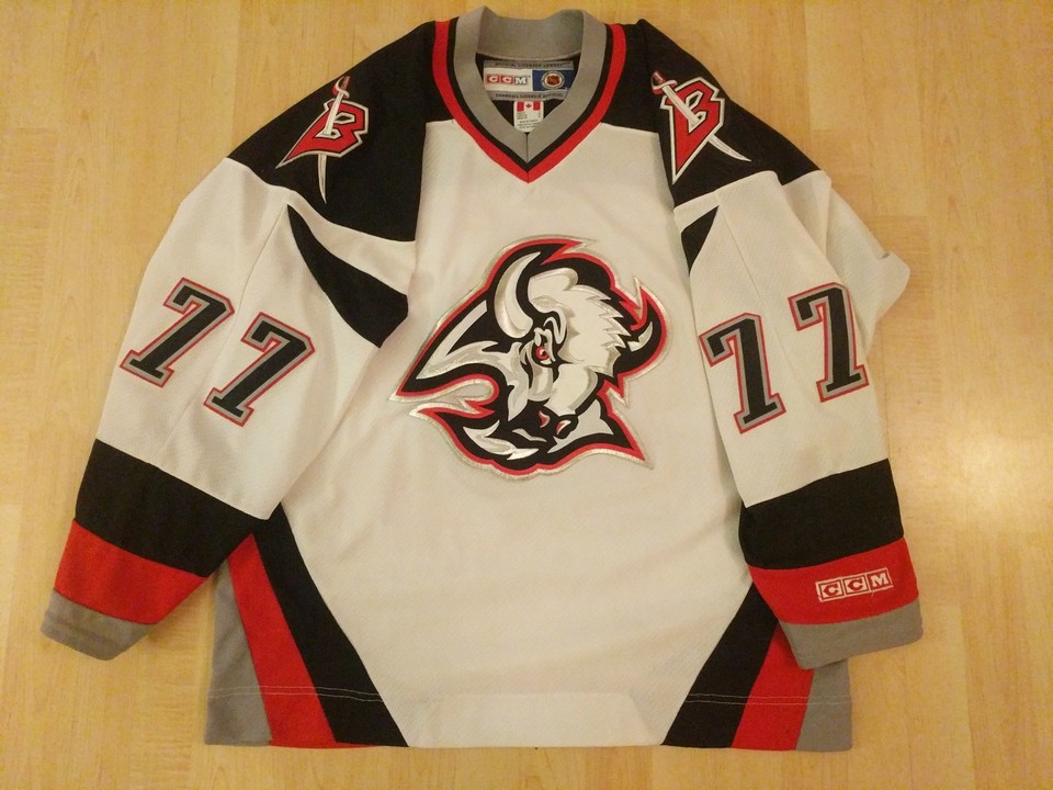 Chris Gratton Large Vintage Sabres Goat Head Jersey | eBay