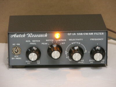 Autek Research QF-1A Ham Radio SSB CW AM Filter - AC/DC - W/ Manual ...